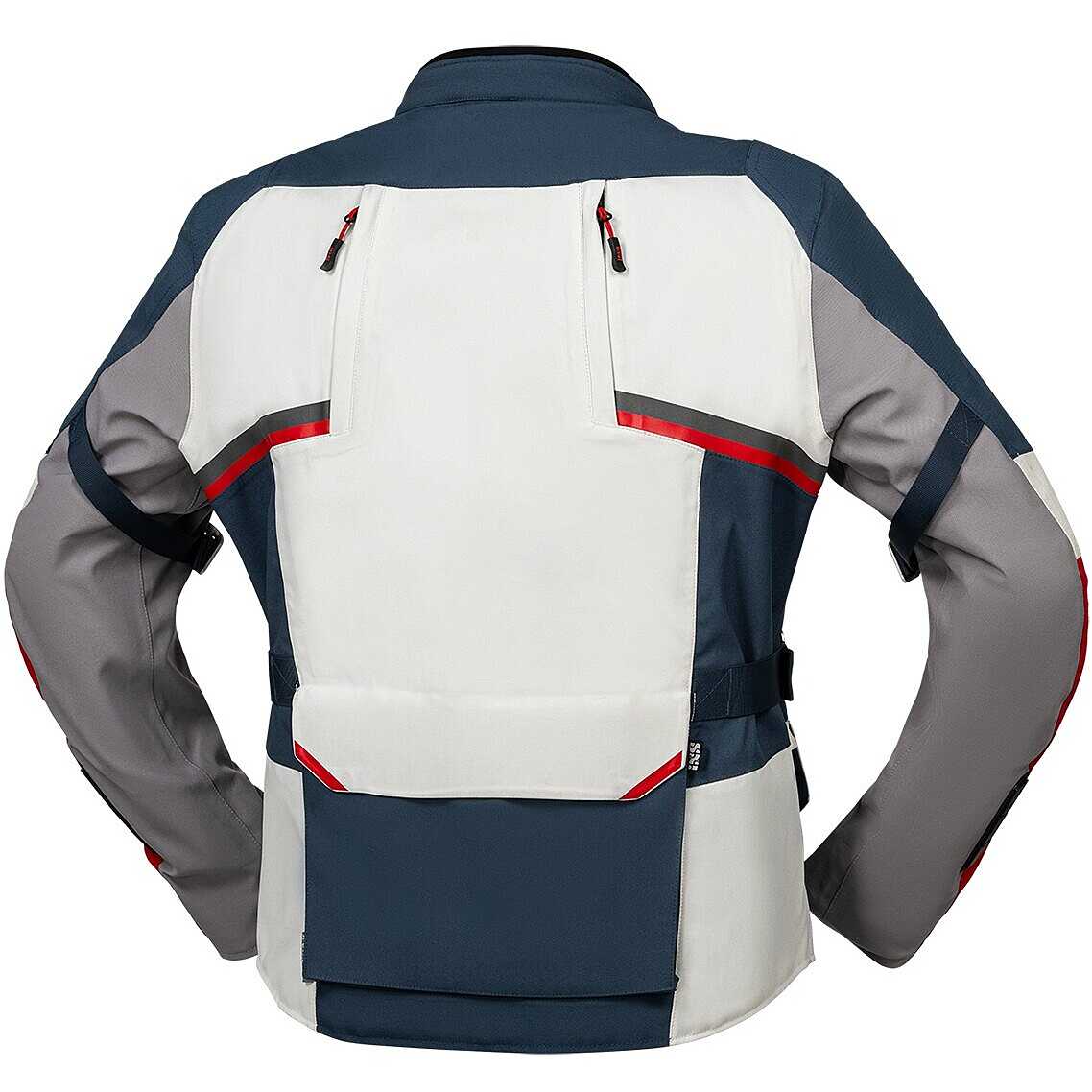 Ixs Toruster-STX 1.0 Laminated Motorcycle Jacket Grey Blue Red For Sale ...