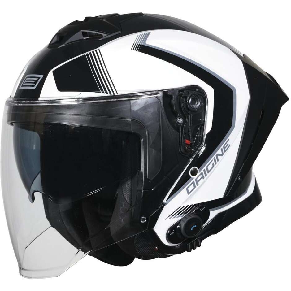 Jet Motorcycle Helmet Integrated Intercom ORIGINE APRICA + BT ESSENTIAL ...
