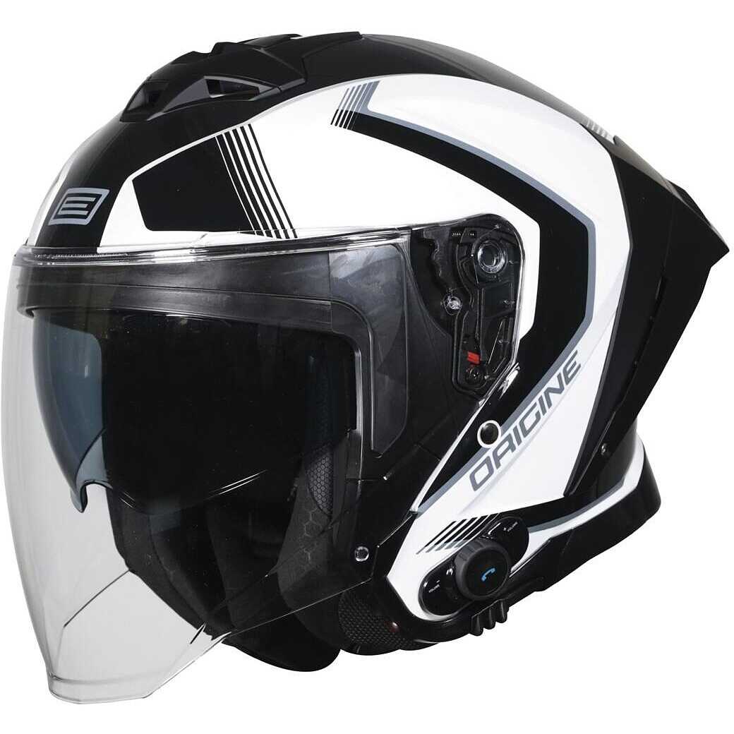 Jet Motorcycle Helmet Integrated Intercom ORIGINE APRICA + BT ESSENTIAL ...