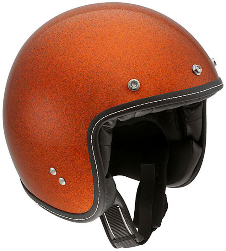 Jet Motorradhelm AGV RP60 orange Metal Flake Fiber Mono Online-Verkauf ...