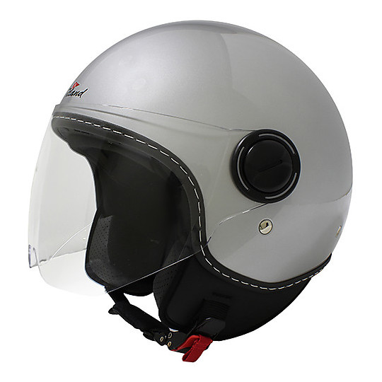 Jet Scotland Traffic Motorradhelm mit Visierfarbe Silber Online-Verkauf ...