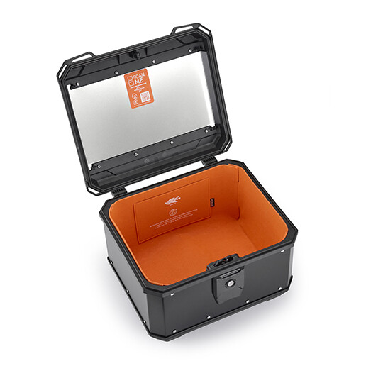 Kappa KMX400B K'METROBOX MONOLOCK Motorcycle Top Case, Black Painted ...