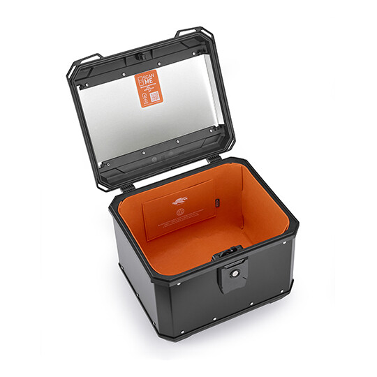 Kappa KMX500B K'METROBOX MONOLOCK Motorcycle Top Case, Black Painted ...