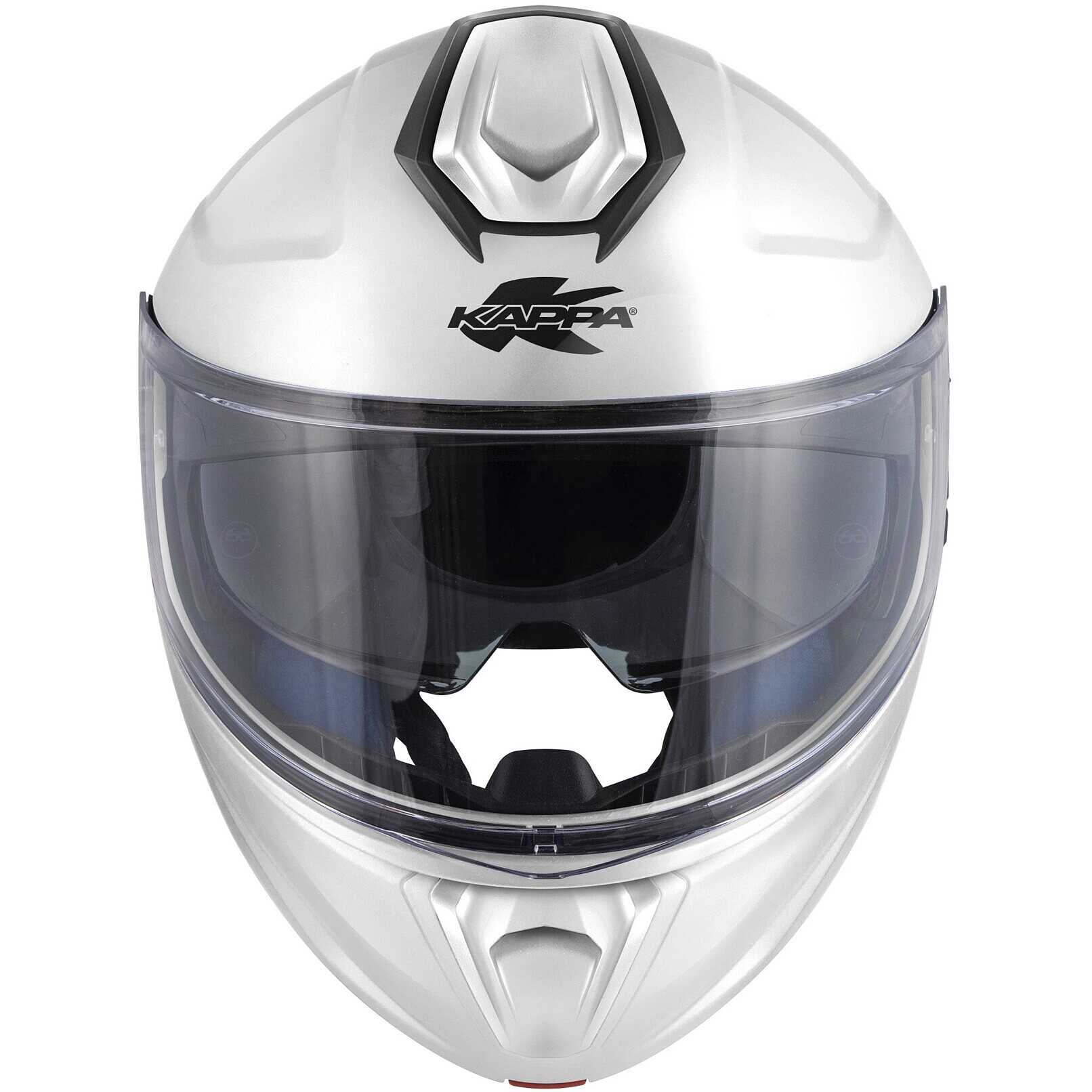 Kappa KV50 B Solid White Modular Motorcycle Helmet For Sale Online ...