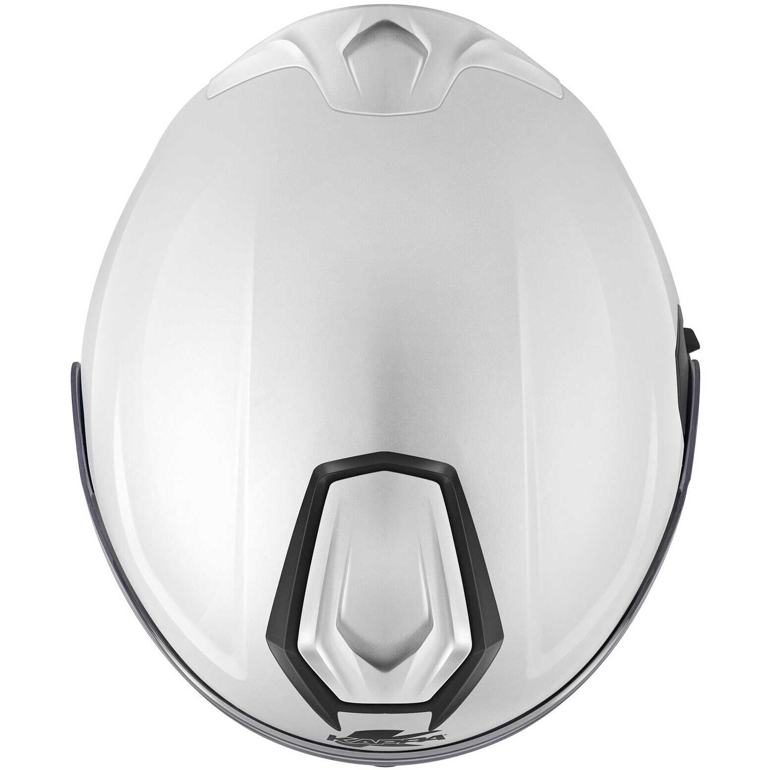 Kappa KV50 B Solid White Modular Motorcycle Helmet For Sale Online ...