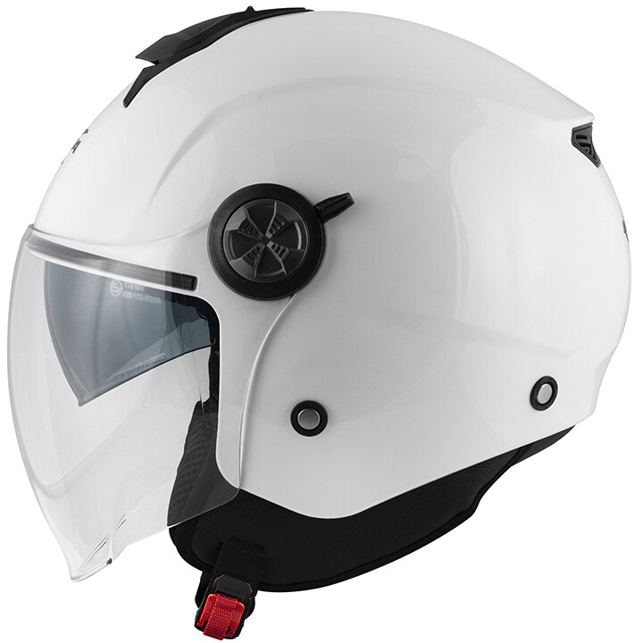 Kappa KV60 Demi-Jet Motorcycle Helmet Gloss White For Sale Online ...