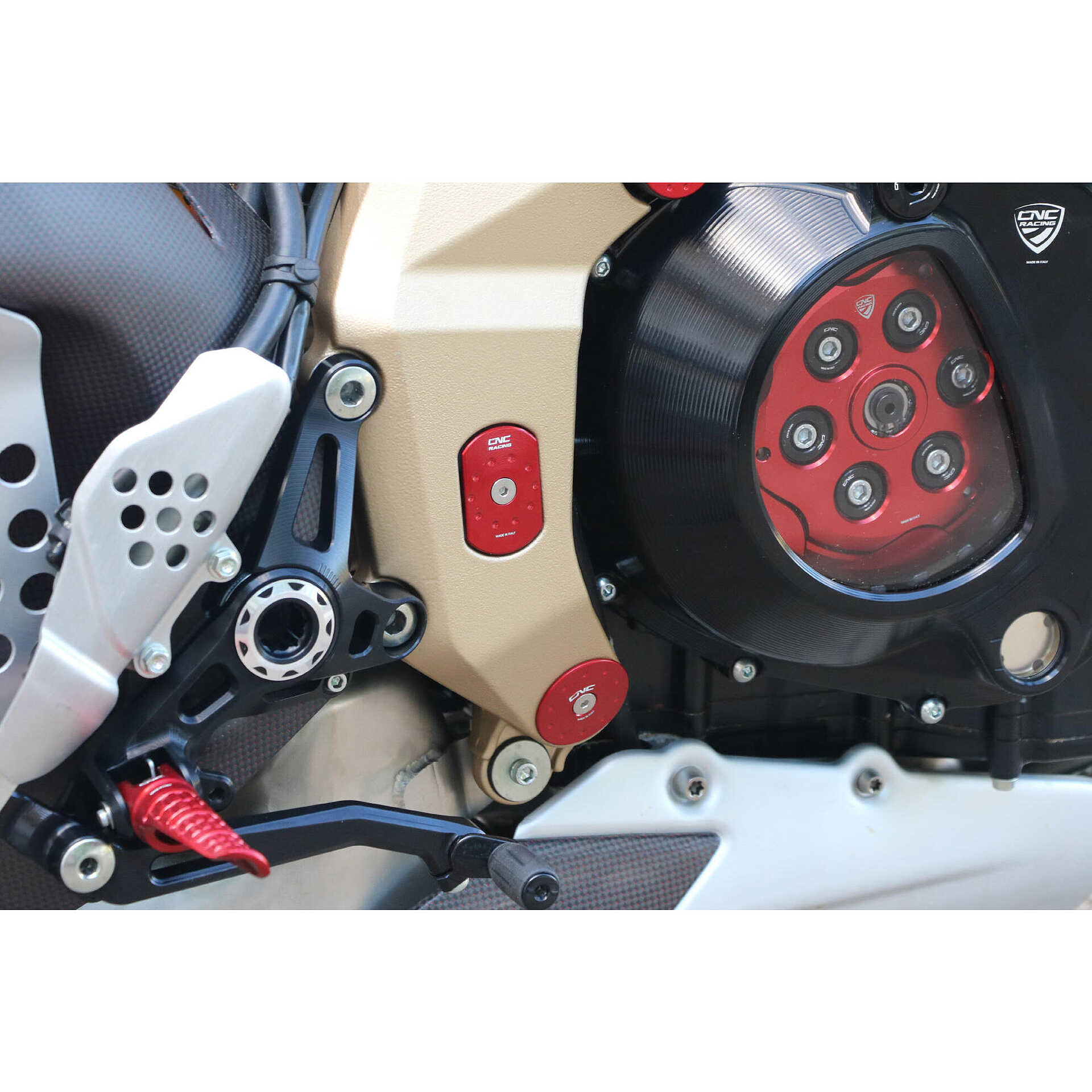 Kit tappi telaio MV Agusta Brutale - Piastre laterali CNC Racing TT362 ...
