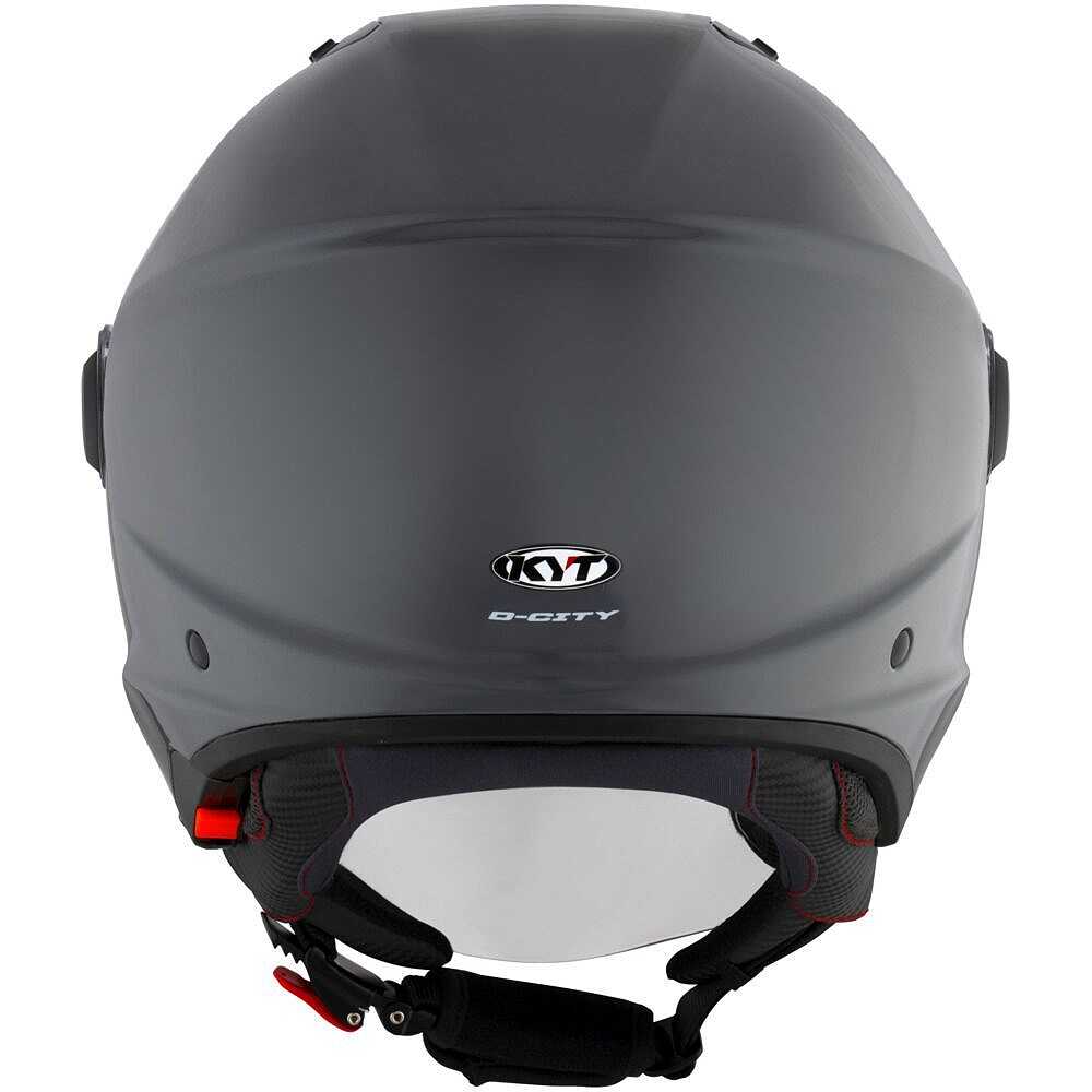 KYT D-CITY PLAIN Jet Motorcycle Helmet Grey For Sale Online - Outletmoto.eu