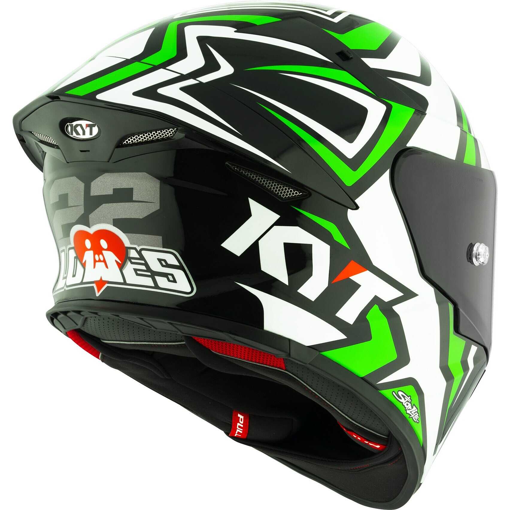 Kyt TT-REVO ALEX LOWES Replica 2024 Full Face Motorcycle Helmet For ...