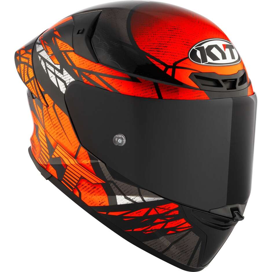 Kyt TT-REVO COMBUSTION Orange Full Face Motorcycle Helmet For Sale ...