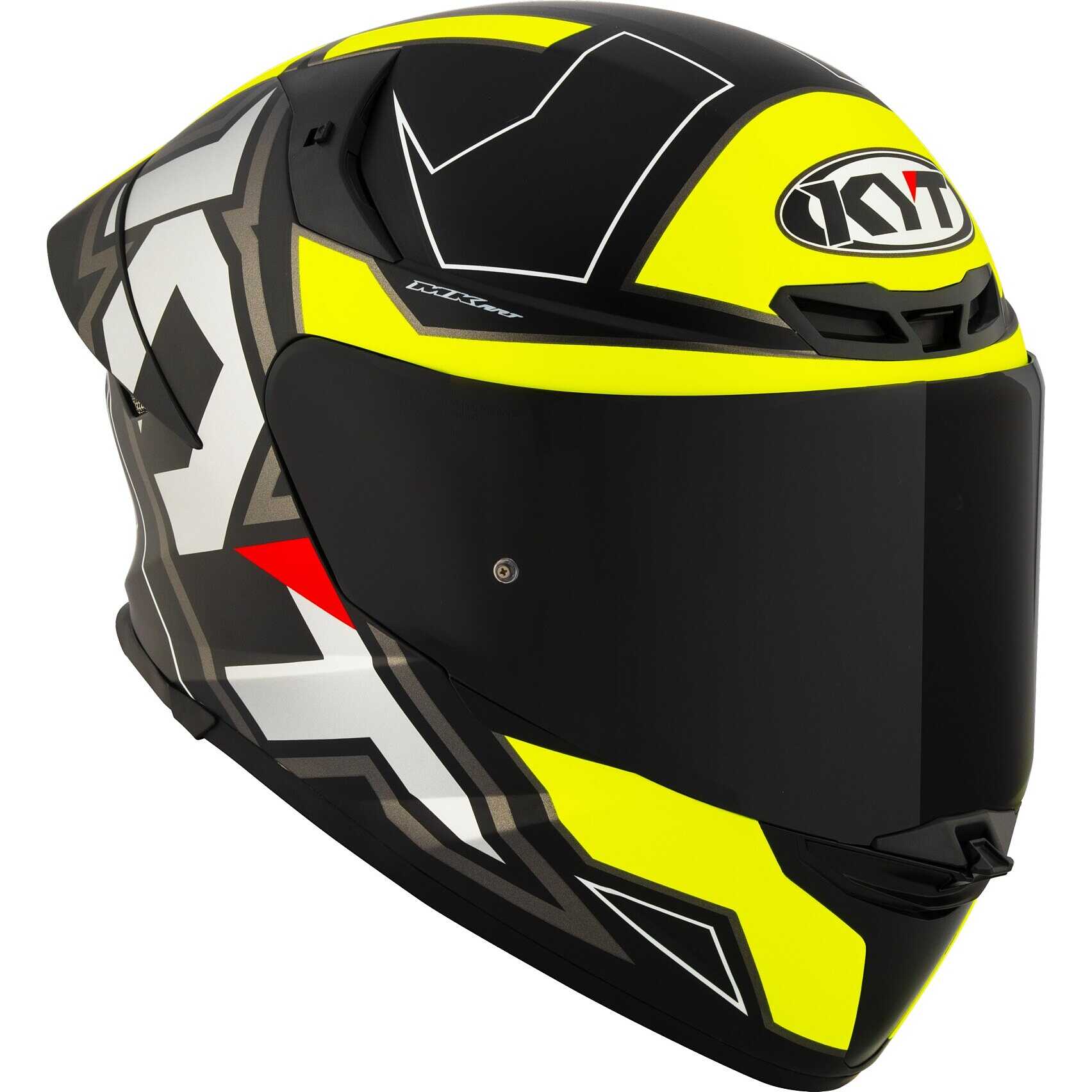 Kyt TT-REVO ELECTRON Full Face Motorcycle Helmet Black Yellow For Sale ...
