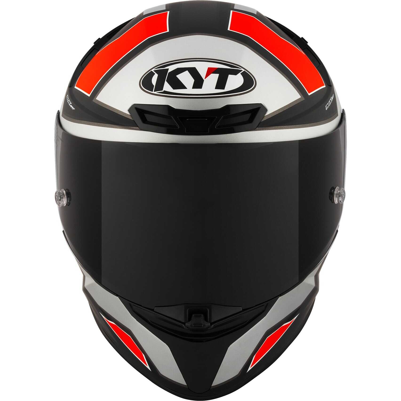 Kyt TT-REVO ELECTRON Full Face Motorcycle Helmet Matt Grey Red For Sale ...
