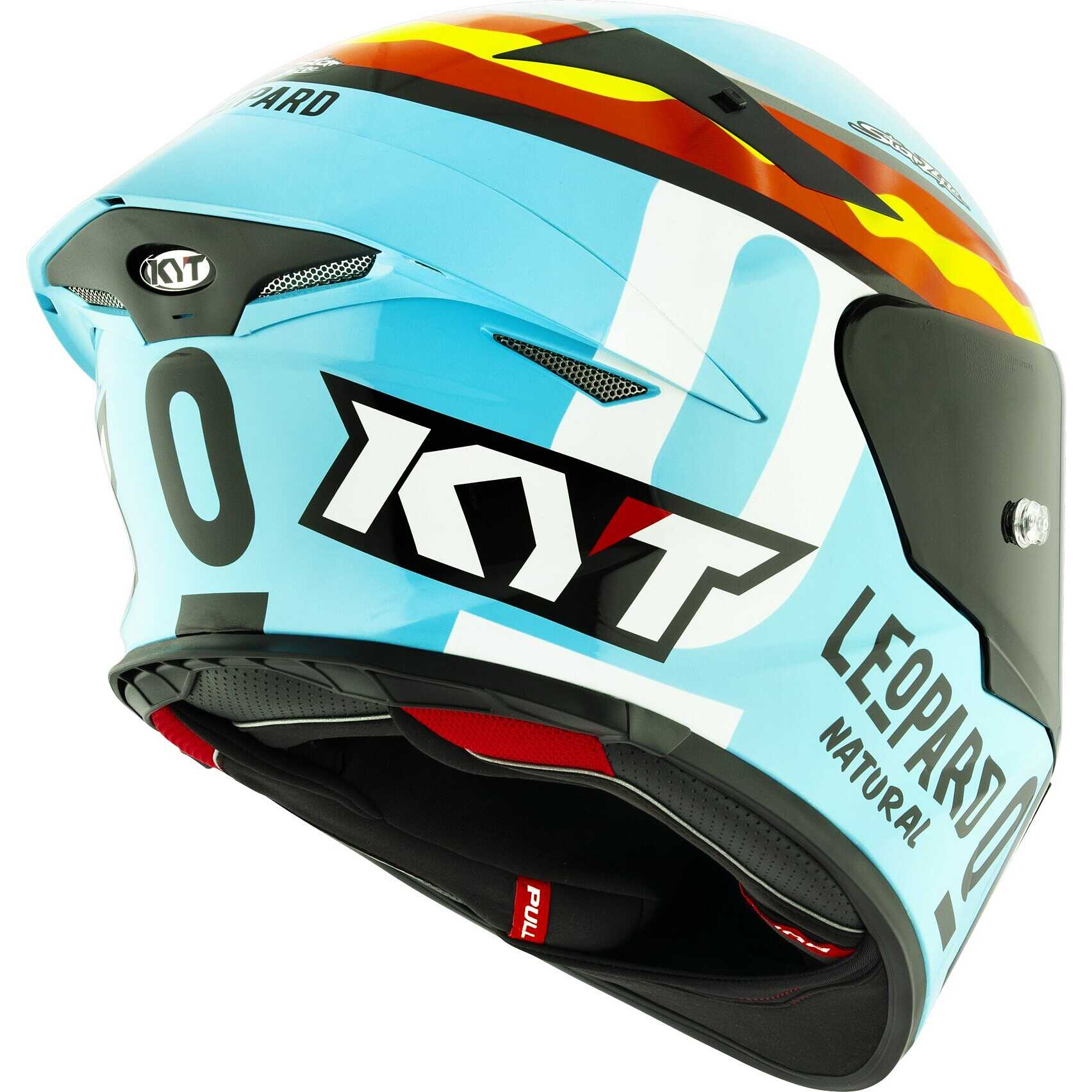 Kyt TT-REVO LEOPARD REPLICA SPAINARD Full Face Motorcycle Helmet For ...