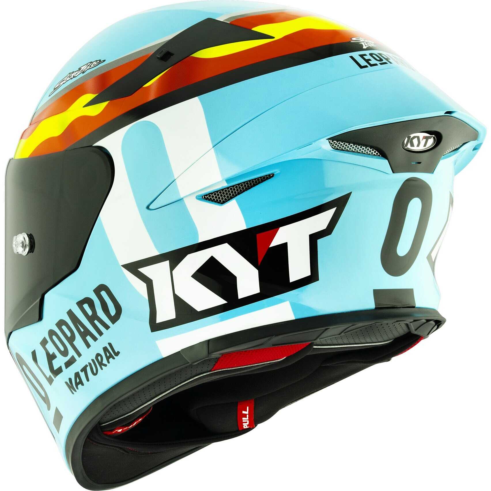Kyt TT-REVO LEOPARD REPLICA SPAINARD Full Face Motorcycle Helmet For ...