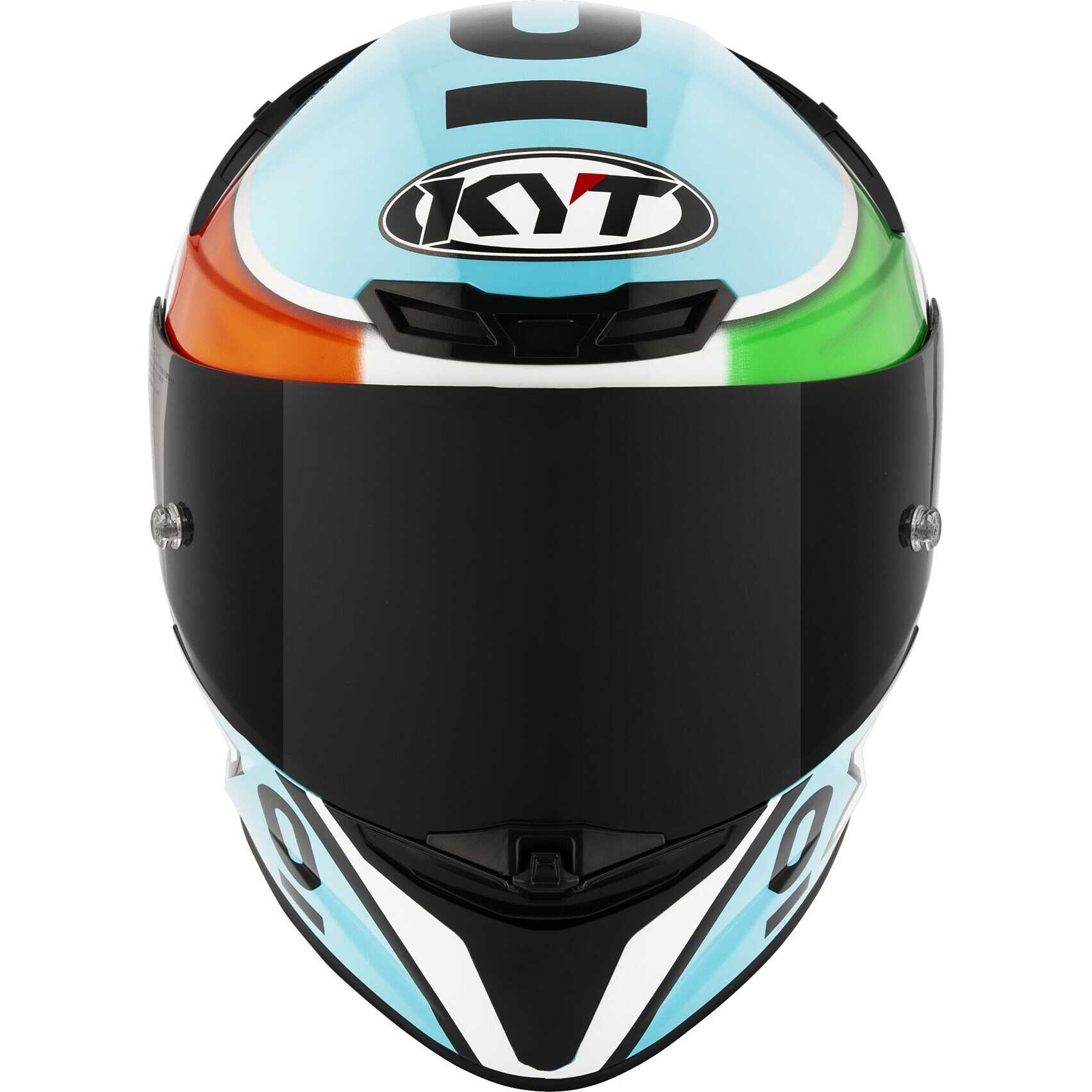 Kyt TT-REVO LEOPARD REPLICA TRICOLORE Full Face Motorcycle Helmet For ...