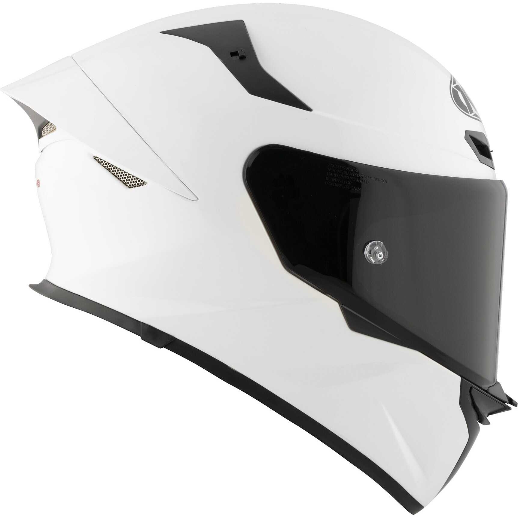 Kyt TT-REVO PLAIN Full Face Motorcycle Helmet White For Sale Online ...