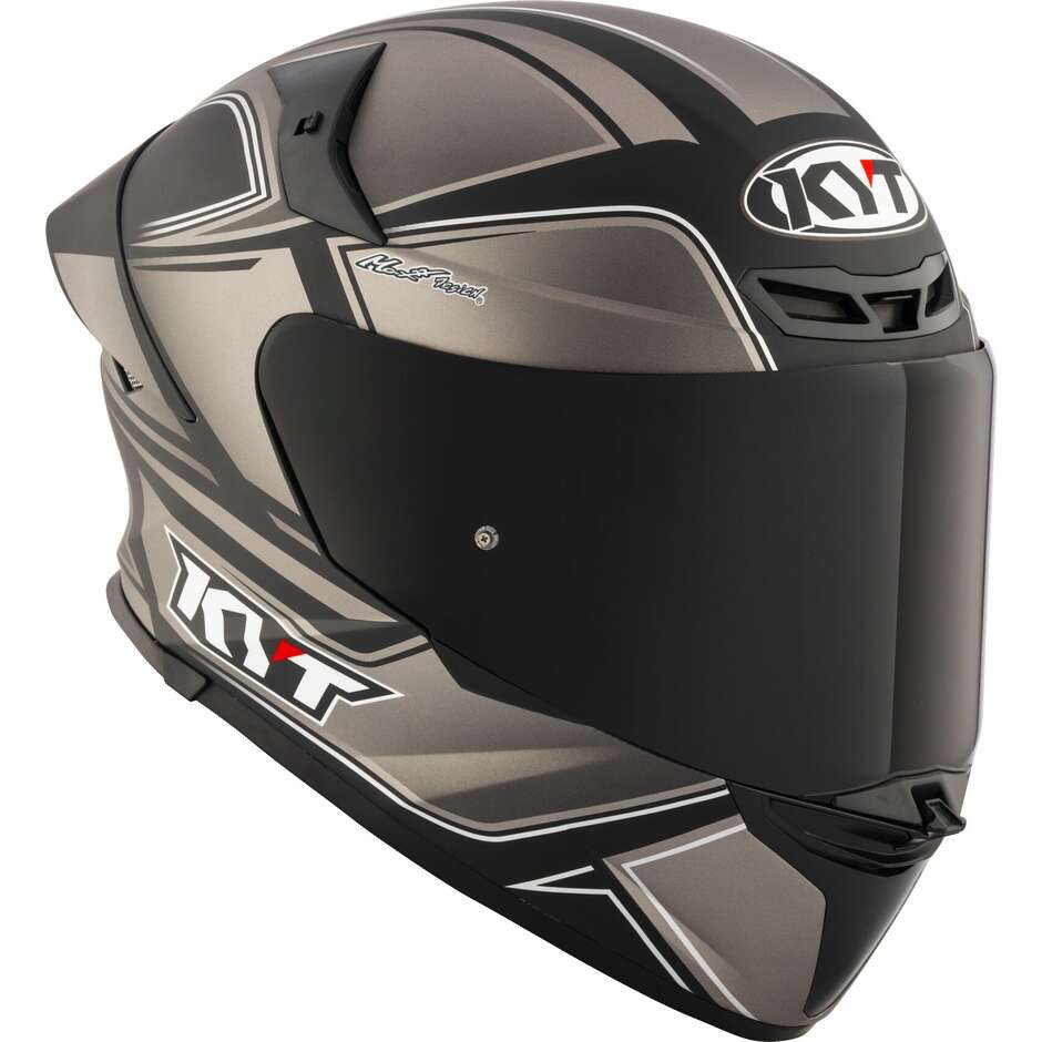Kyt TT-REVO TOURIST Full Face Motorcycle Helmet Cool Grey For Sale ...