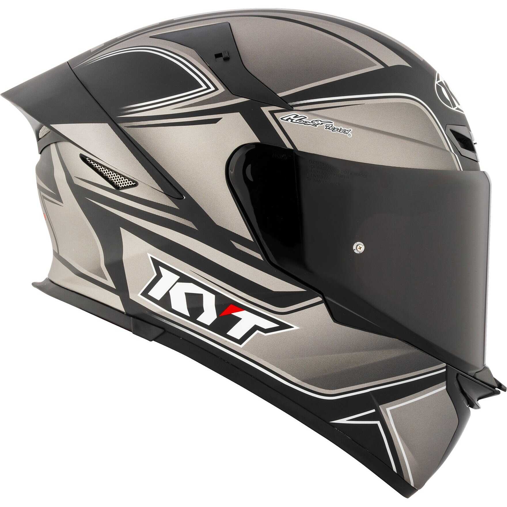 Kyt TT-REVO TOURIST Full Face Motorcycle Helmet Cool Grey For Sale ...