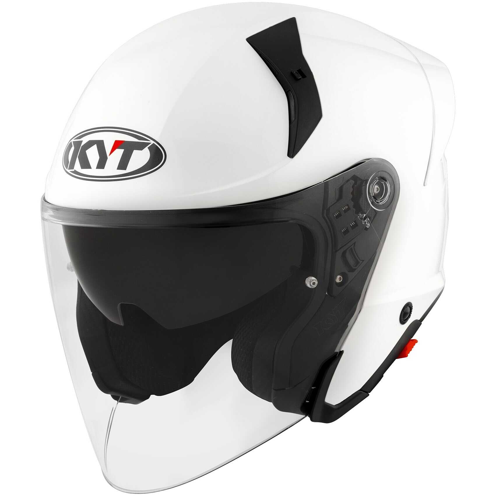 KYT TTR-JET PLAIN Jet Motorcycle Helmet White For Sale Online ...