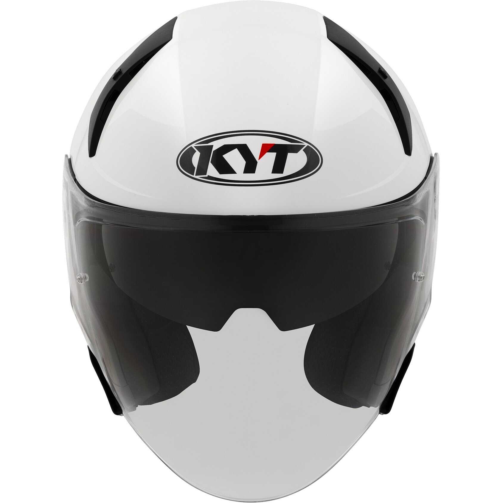 KYT TTR-JET PLAIN Jet Motorcycle Helmet White For Sale Online ...