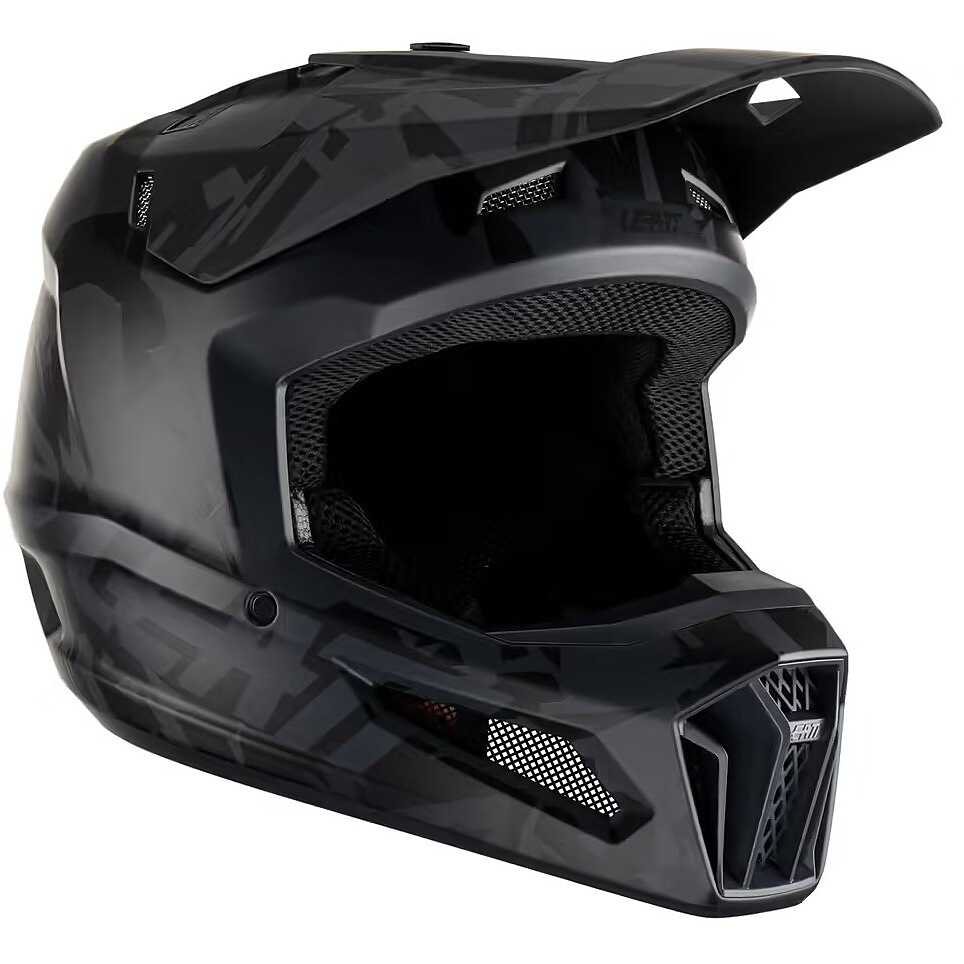 Leatt 3.5 JR V23 Stealth Child Cross Enduro Motorcycle Helmet For Sale ...