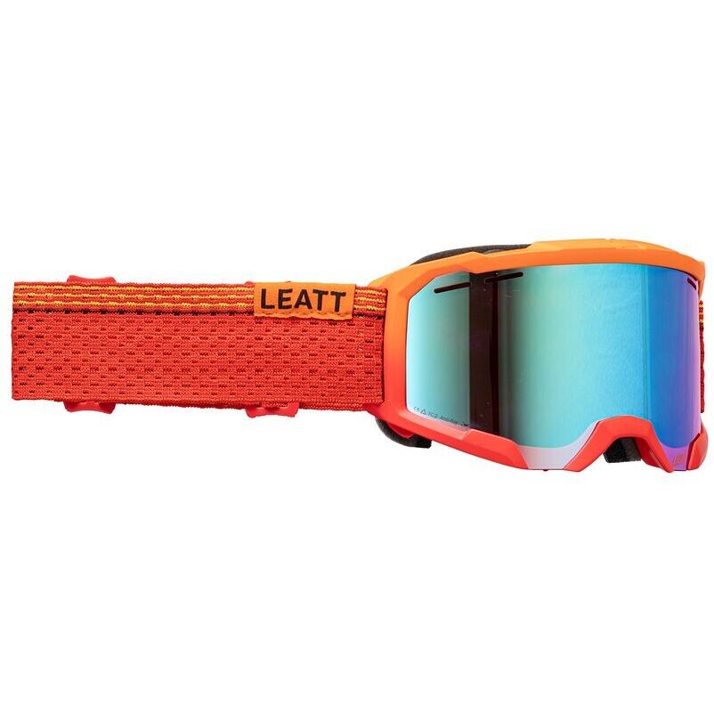 Leatt GOGGLE VELOCITY 4.0 MTB X-FLOW IRIZ RED BLUE UC 26% Red MTB Mask ...