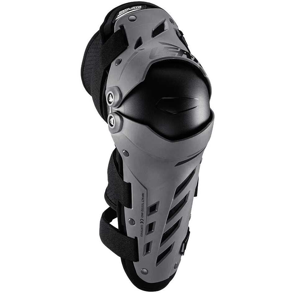 Leatt KNEE&SHIN GUARD DUAL AXIS FORGE Motorcycle Knee Brace Grey For ...