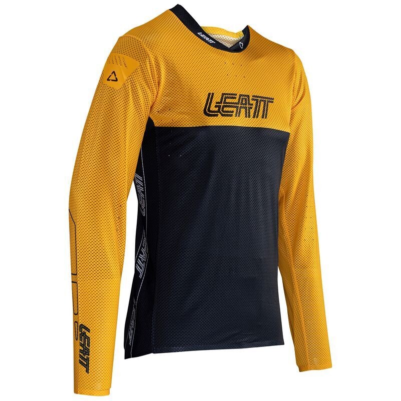 Leatt MTB GRAVITY 4.0 Yellow MTB Jersey For Sale Online - Outletmoto.eu