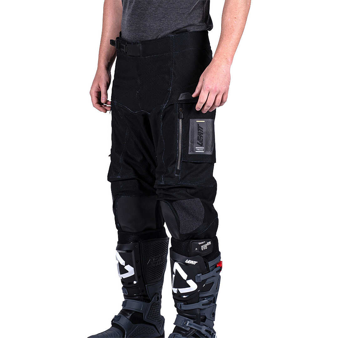 Leatt PANT ADV RALLY 5.5 Black Adventure Motorcycle Pants For Sale ...