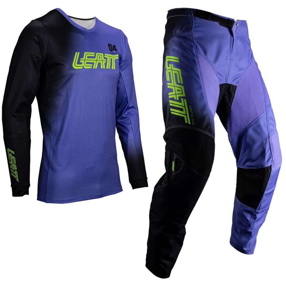 Leatt RIDE KIT 3.5 Purple Motocross Jersey and Pants Kit For Sale ...