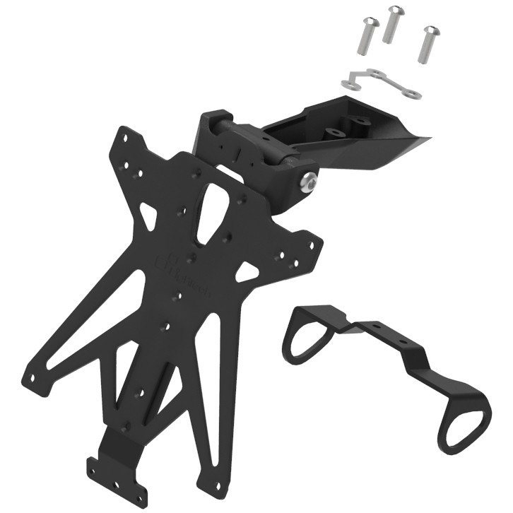 Lightech Adjustable License Plate Holder Specific For Yamaha R1 (2015 ...