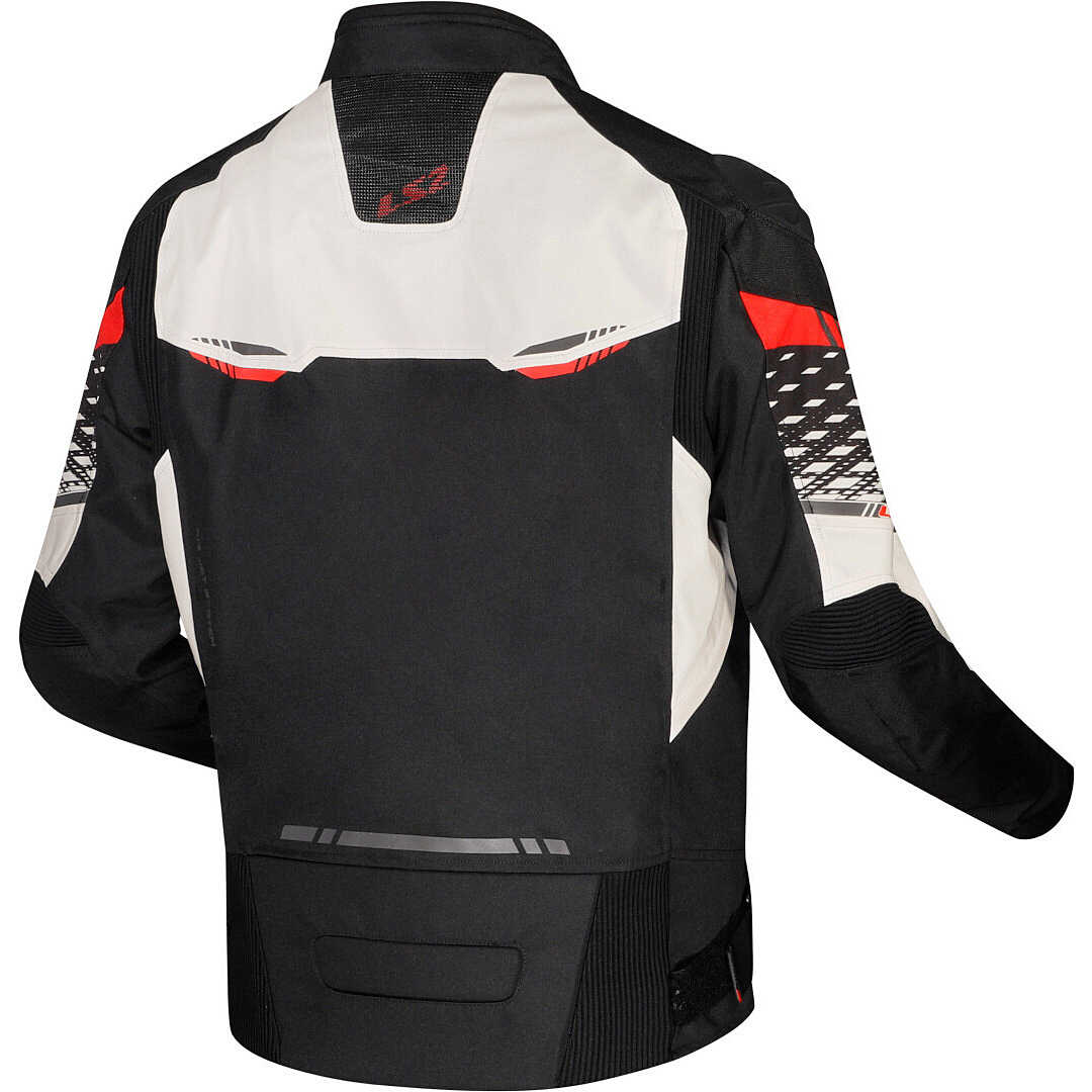 LS2 APEX MAN Motorcycle Jacket Black White Red For Sale Online ...