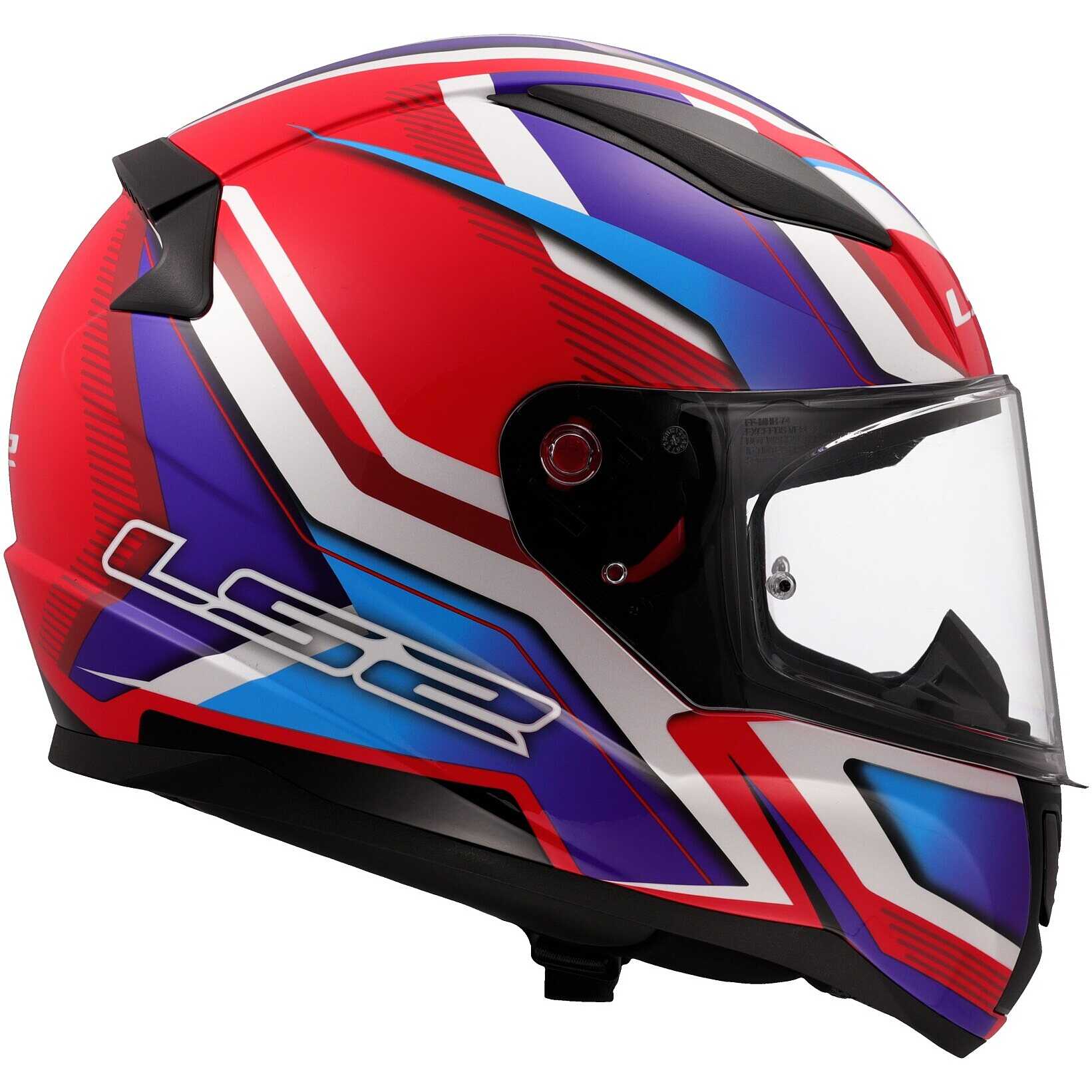 LS2 FF353 RAPID 2 FLITZ Full Face Motorcycle Helmet White Blue Red For ...