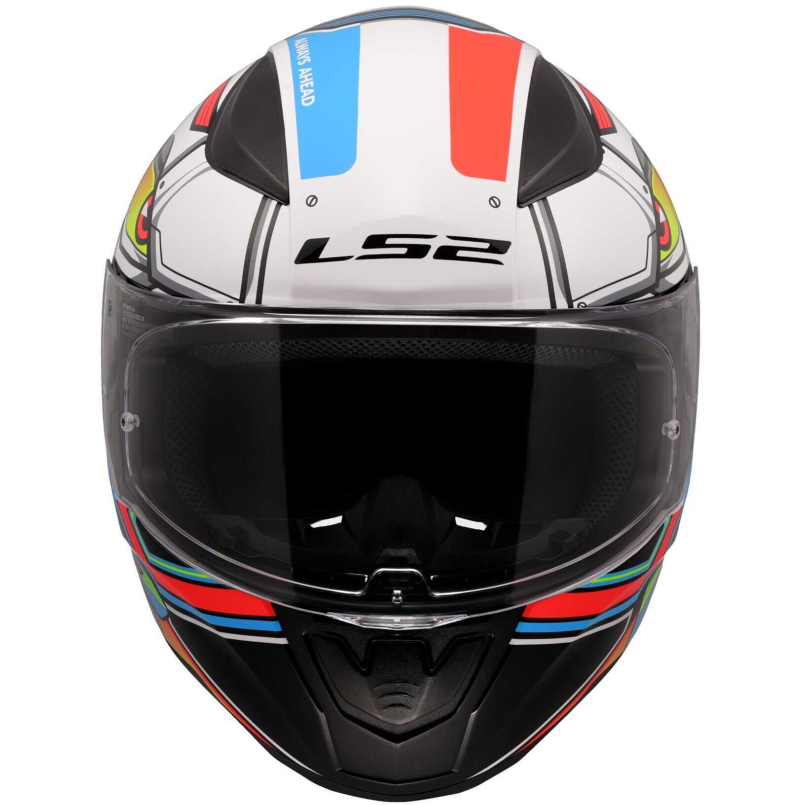 LS2 FF353 RAPID 2 XDRON Integral-Motorradhelm Neonweiß Orange Online ...