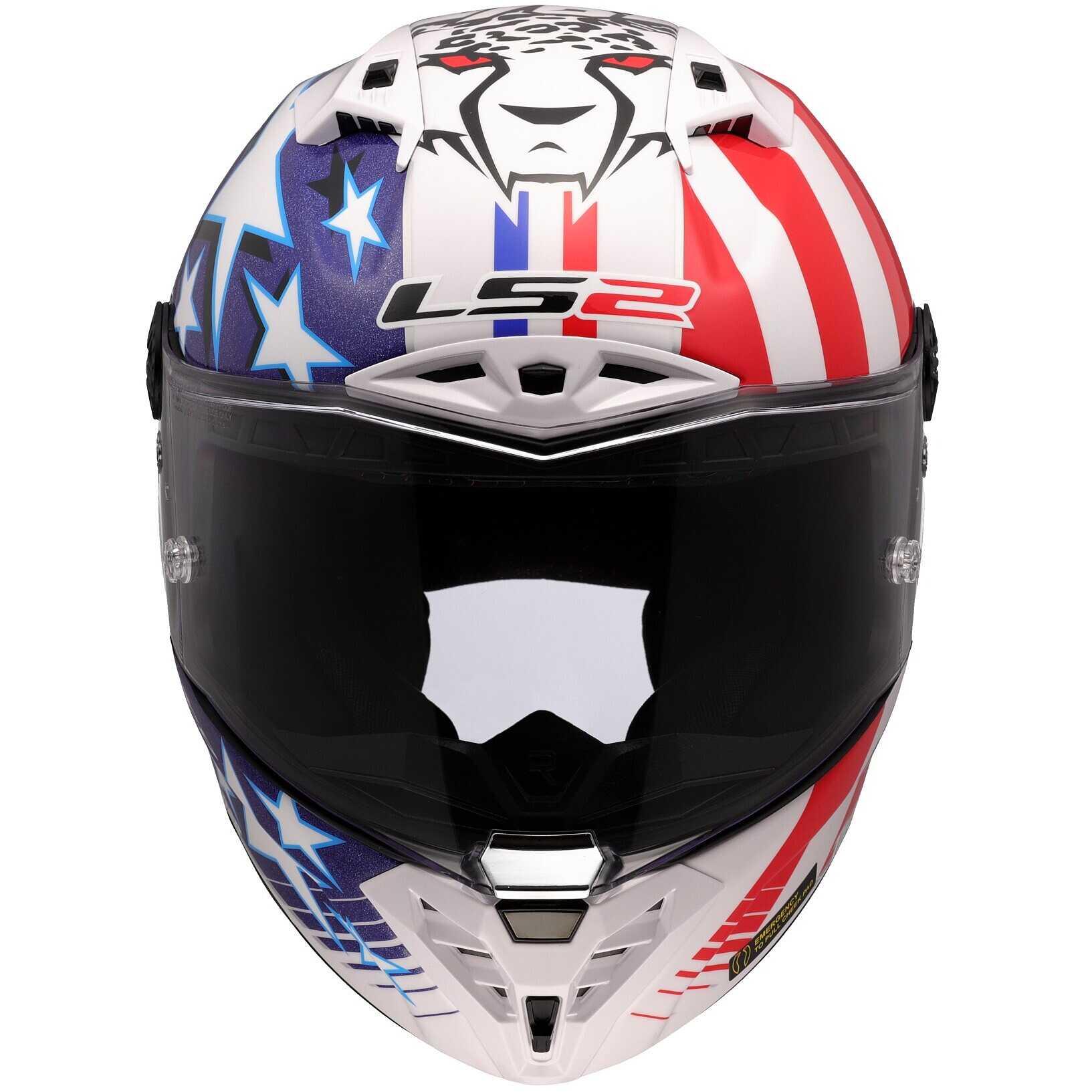 LS2 FF805 THUNDER GP AERO REPLICA BAZ Full Face Motorcycle Helmet For ...