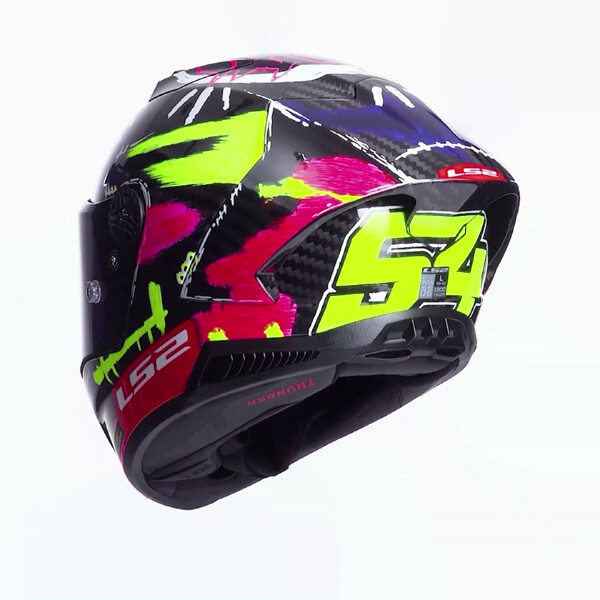 LS2 FF805 Thunder GP Aero Replica Full Face Motorcycle Helmet ALDEGUER ...