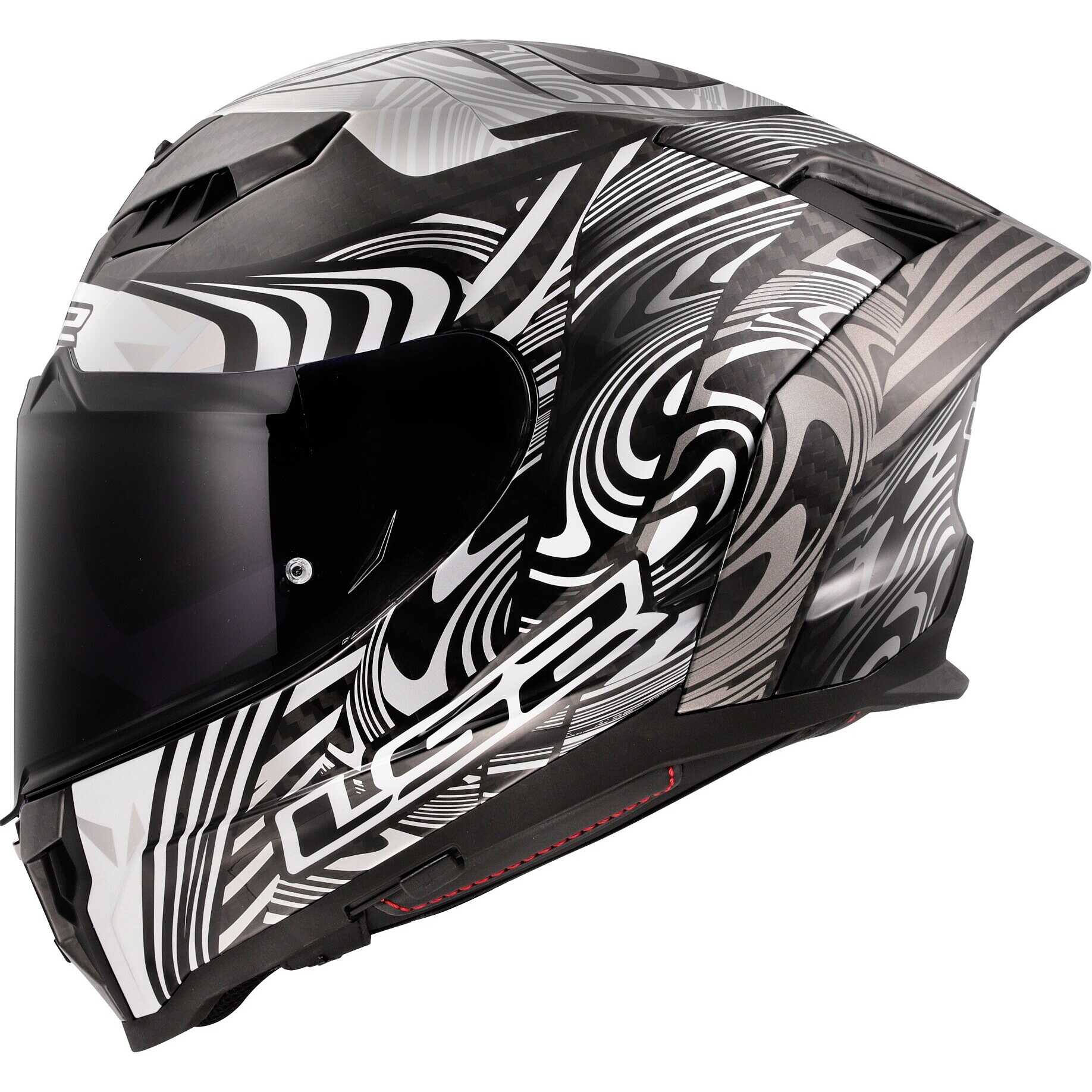 LS2 FF807 DRAGON ENTHUM Silver Integral Motorcycle Helmet For Sale ...