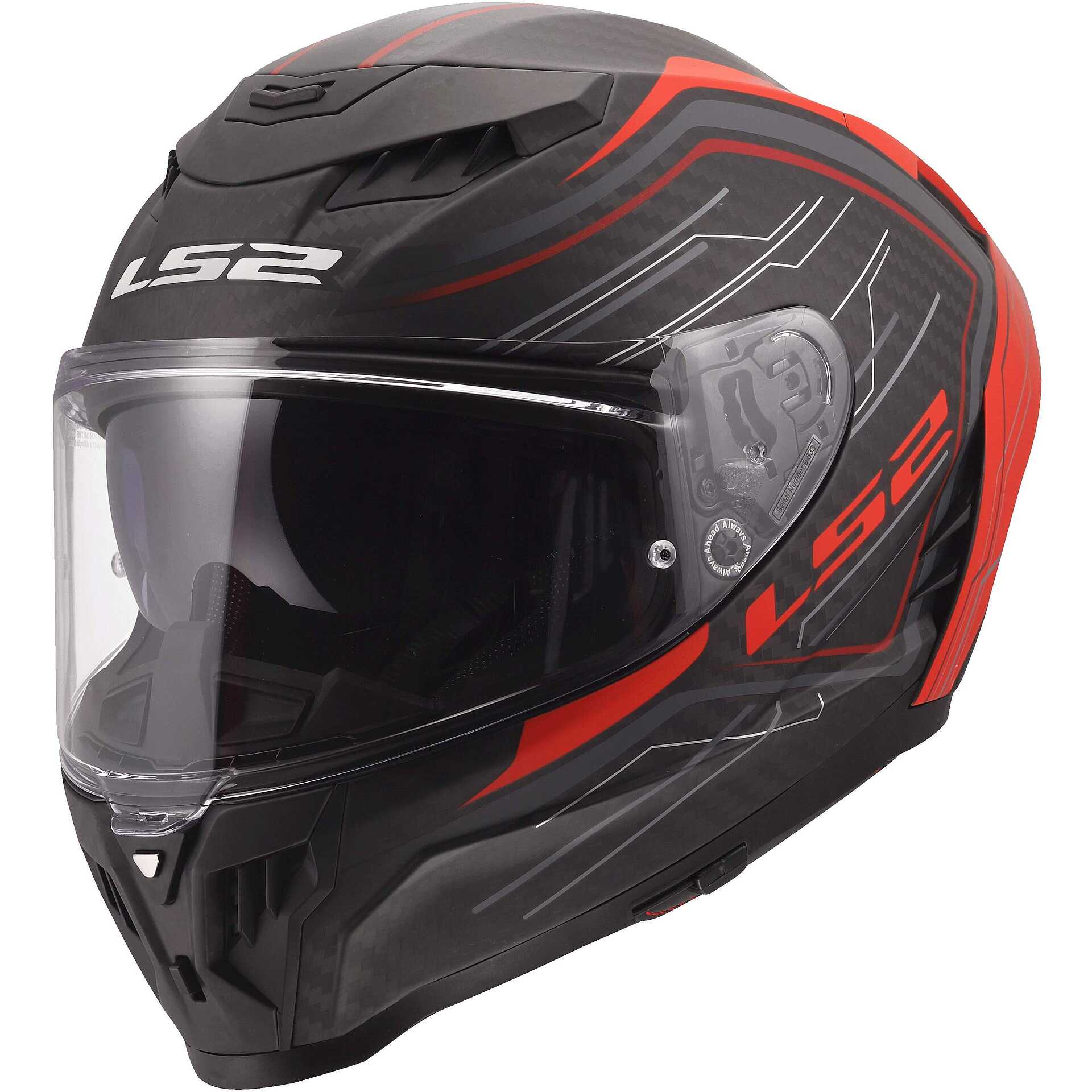 LS2 FF807 DRAGON SUBIC Full Face Motorcycle Helmet Red For Sale Online ...