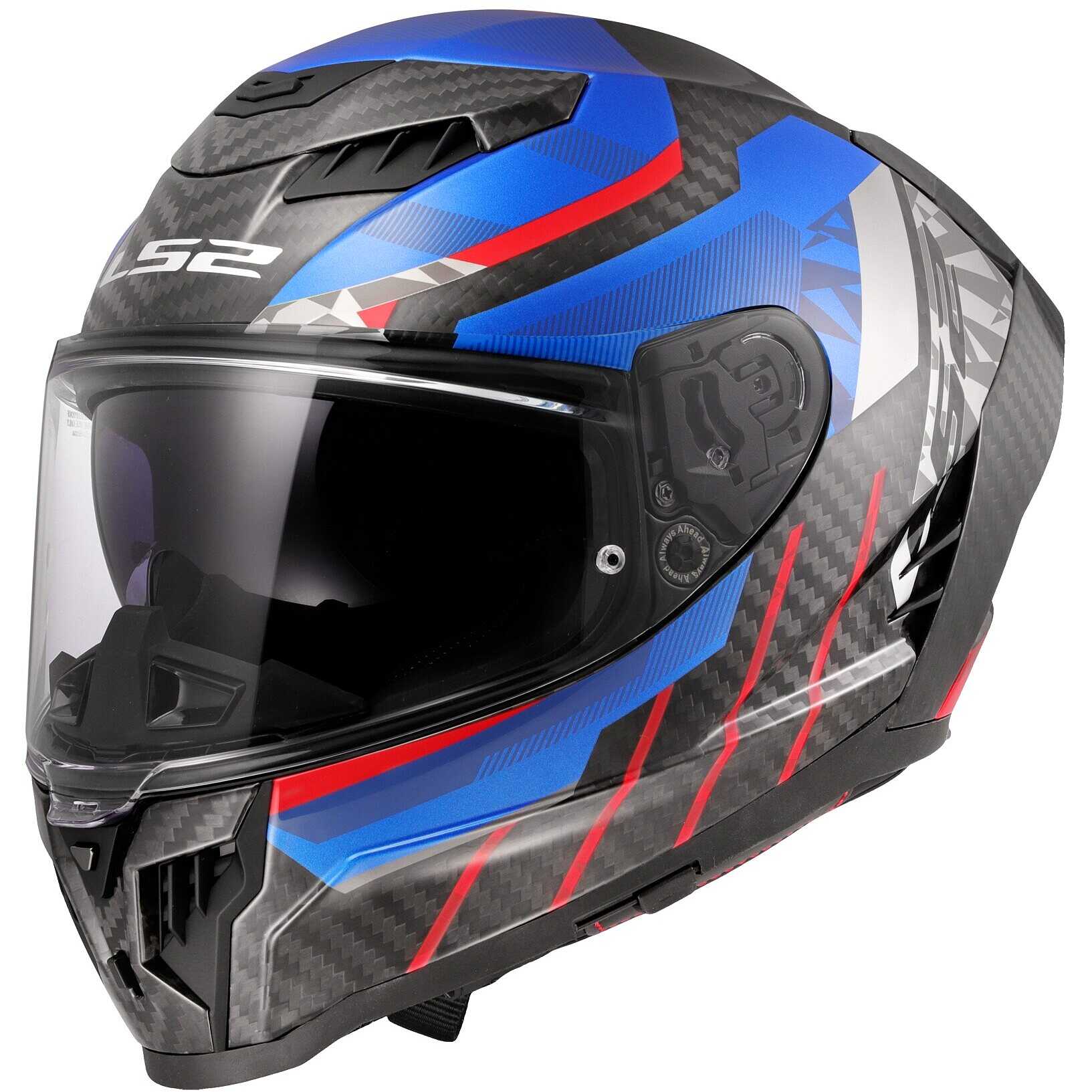 LS2 FF807 DRAGON TRAX Blue Red Full Face Motorcycle Helmet For Sale ...