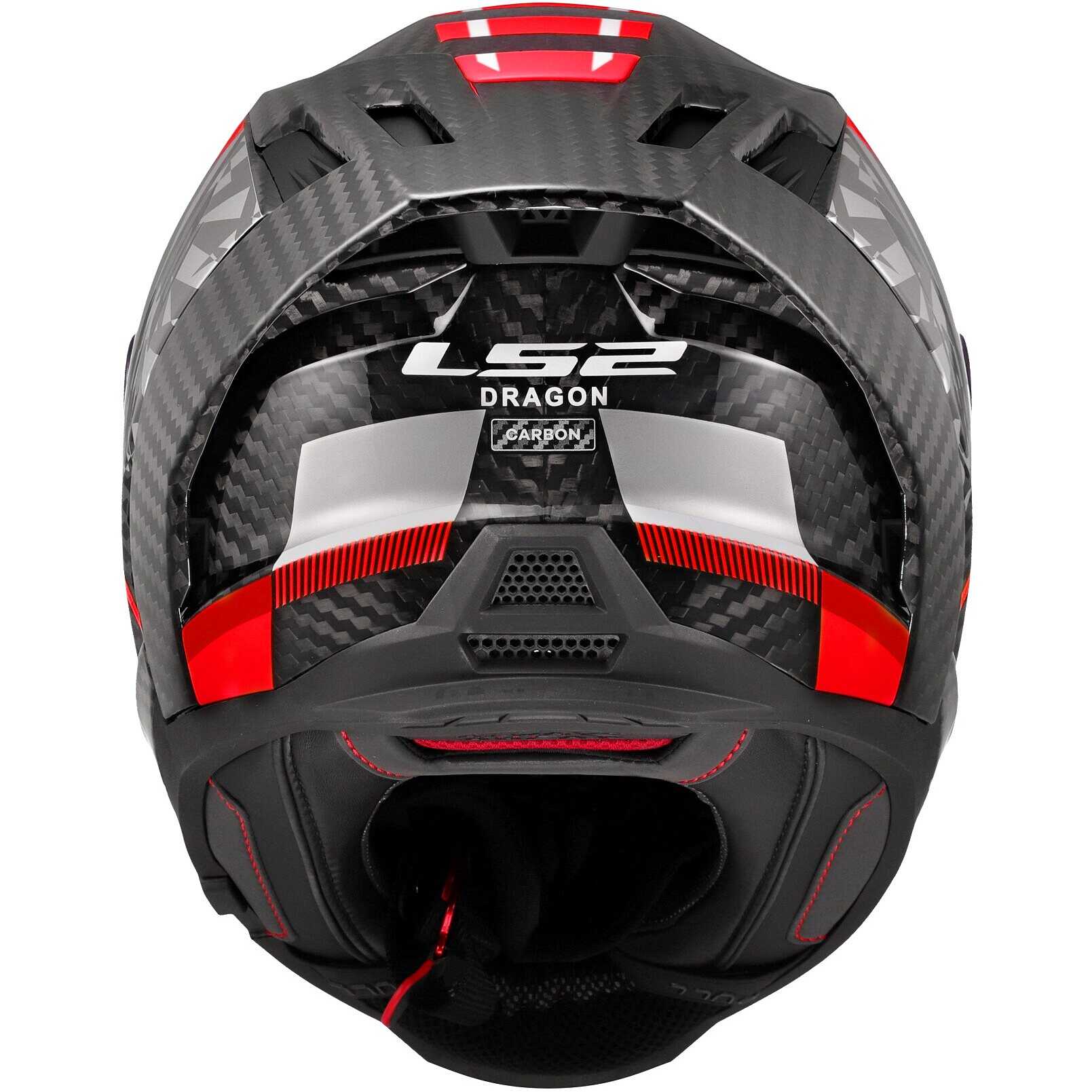 LS2 FF807 DRAGON TRAX Full Face Motorcycle Helmet Red For Sale Online ...