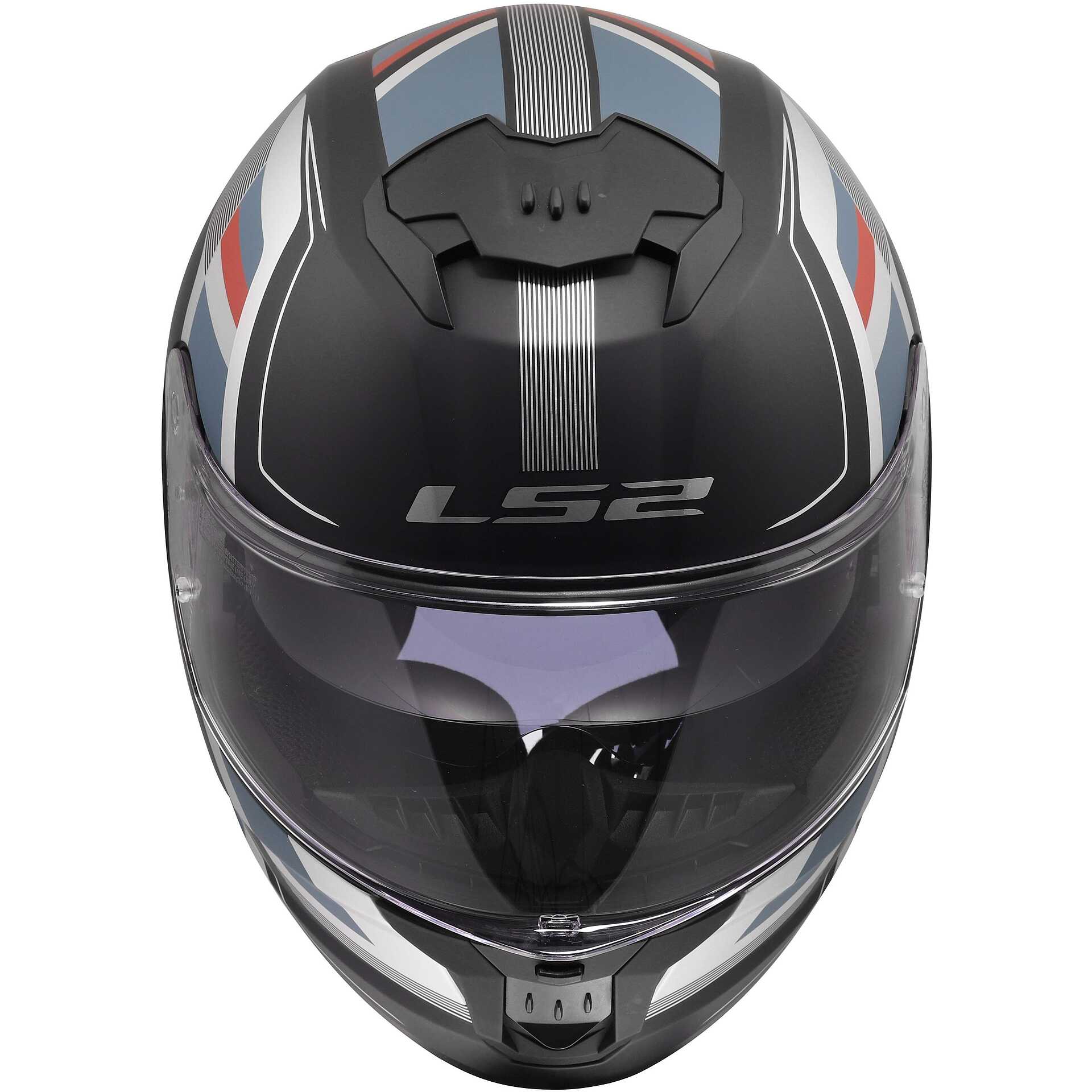 LS2 FF808 STREAM II VINTAGE Full Face Motorcycle Helmet Petrol Black ...