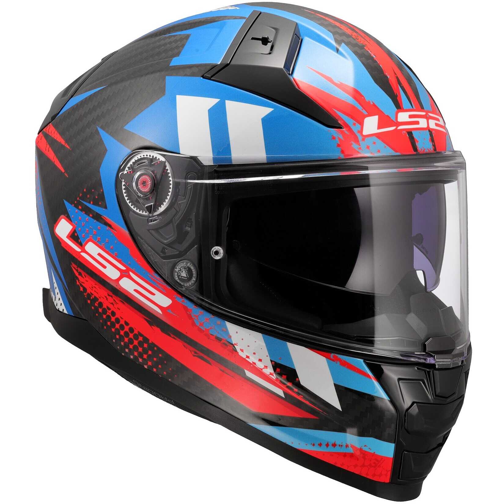 LS2 FF811 VECTOR II C TANTIC Carbon Full Face Motorcycle Helmet Red ...