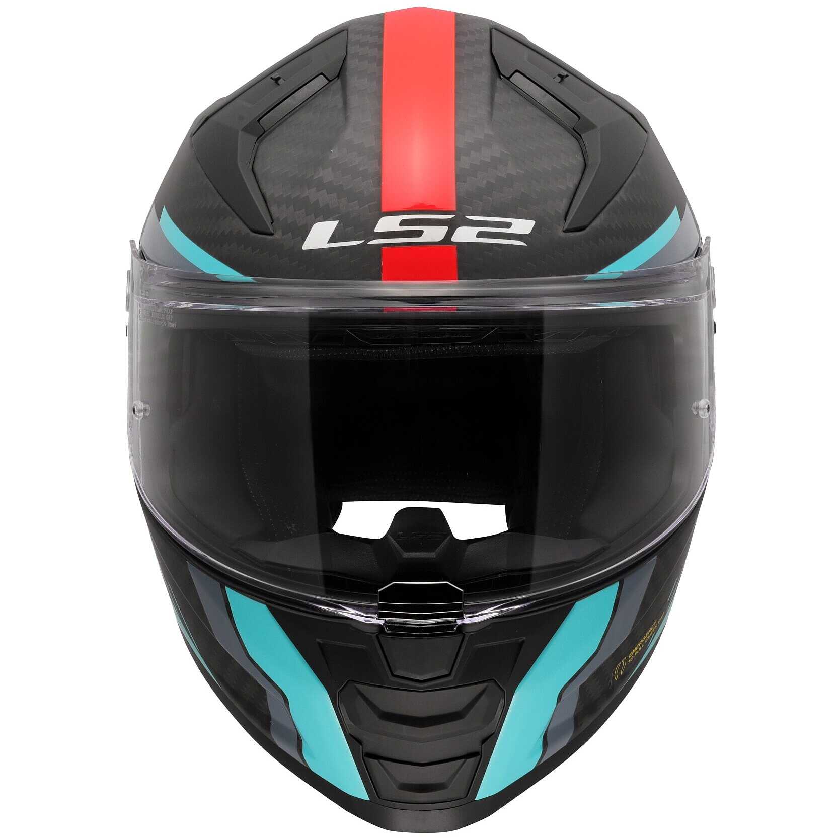 LS2 FF811 VECTOR II CARBON GRID Carbon Full Face Motorcycle Helmet Red ...