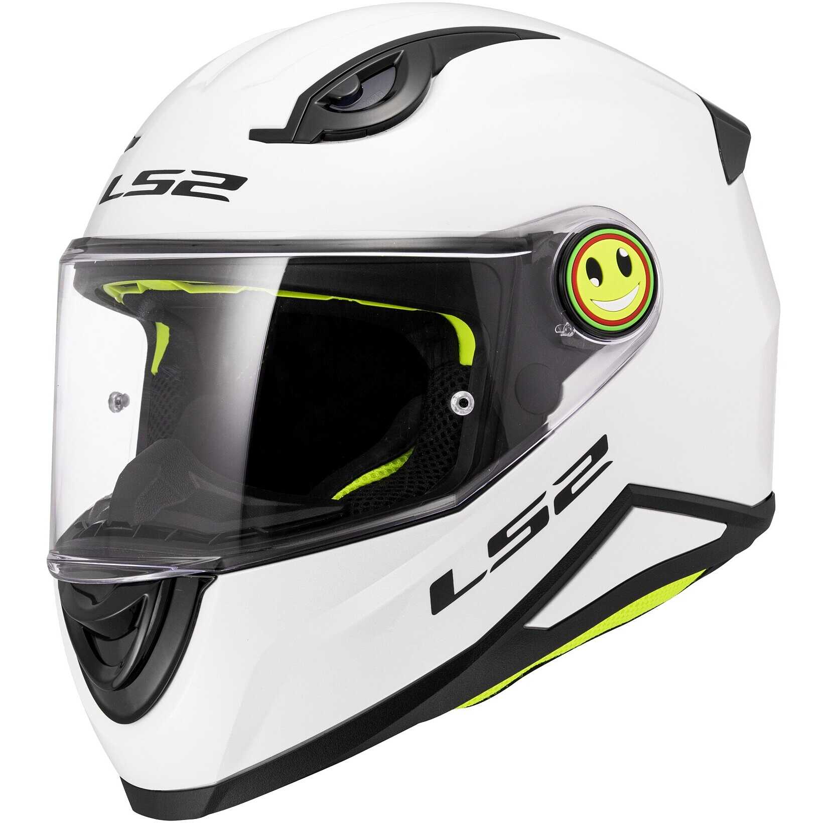 LS2 FF812 KID SOLID Kids Full Face Motorcycle Helmet White For Sale ...