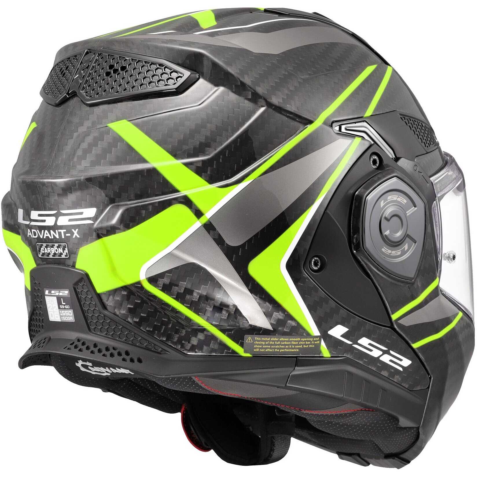 LS2 FF901 ADVANT XC FUTURE II Carbon Modular P/J Motorcycle Helmet ...