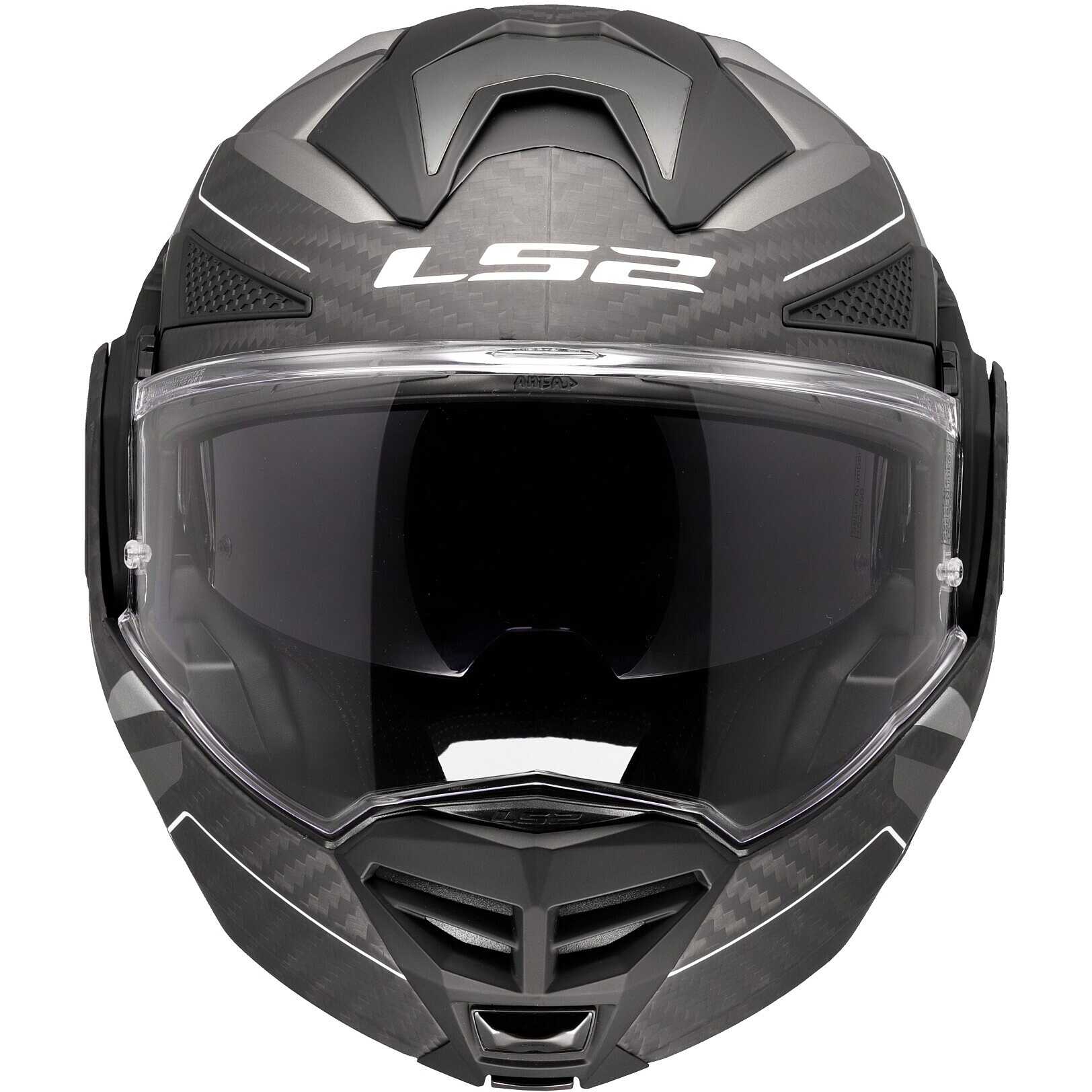 LS2 FF901 ADVANT XC HORIZON Silver Grey Carbon Modular P/J Motorcycle ...