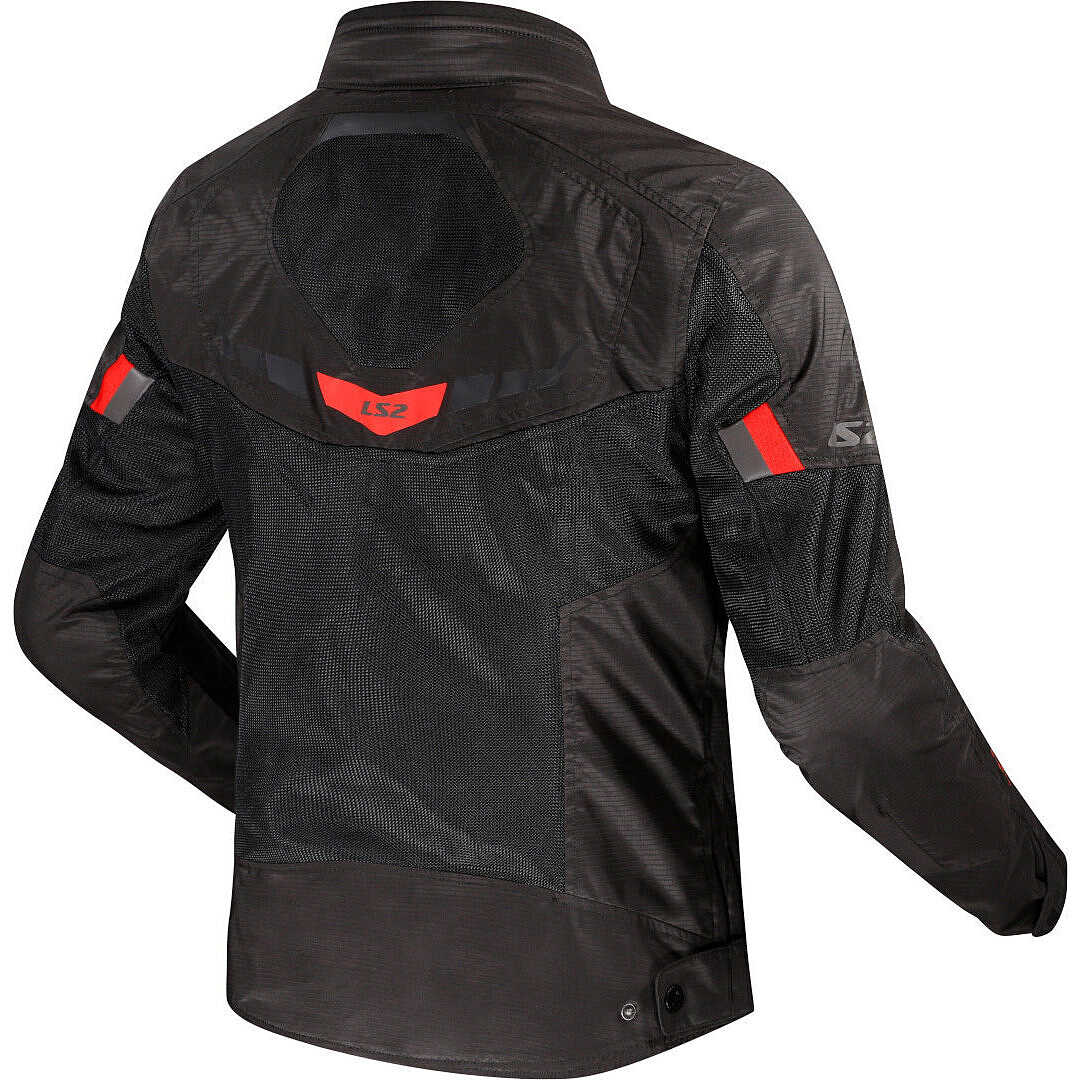 LS2 GARDA AIR MAN Motorcycle Jacket Black Red For Sale Online ...