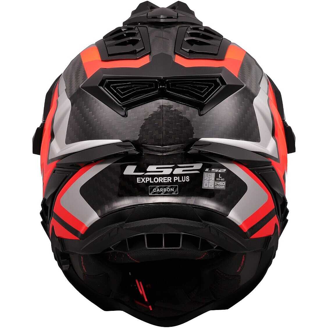 LS2 MX701 EXPLORER C FRONTIER II Orange Full Face Off-Road Carbon ...