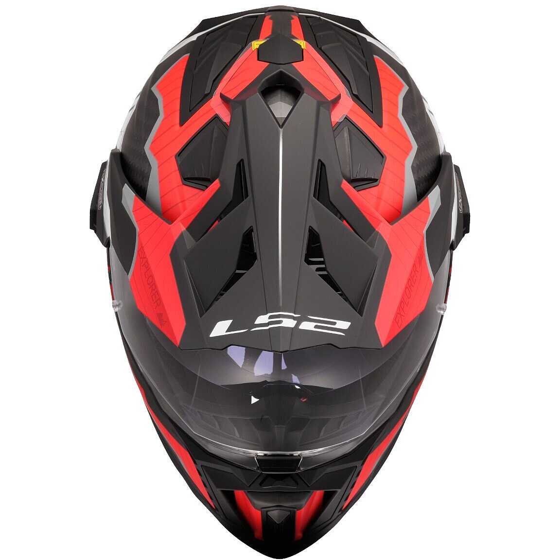 LS2 MX701 EXPLORER C TRICK Off-Road Carbon Full Face Motorcycle Helmet ...