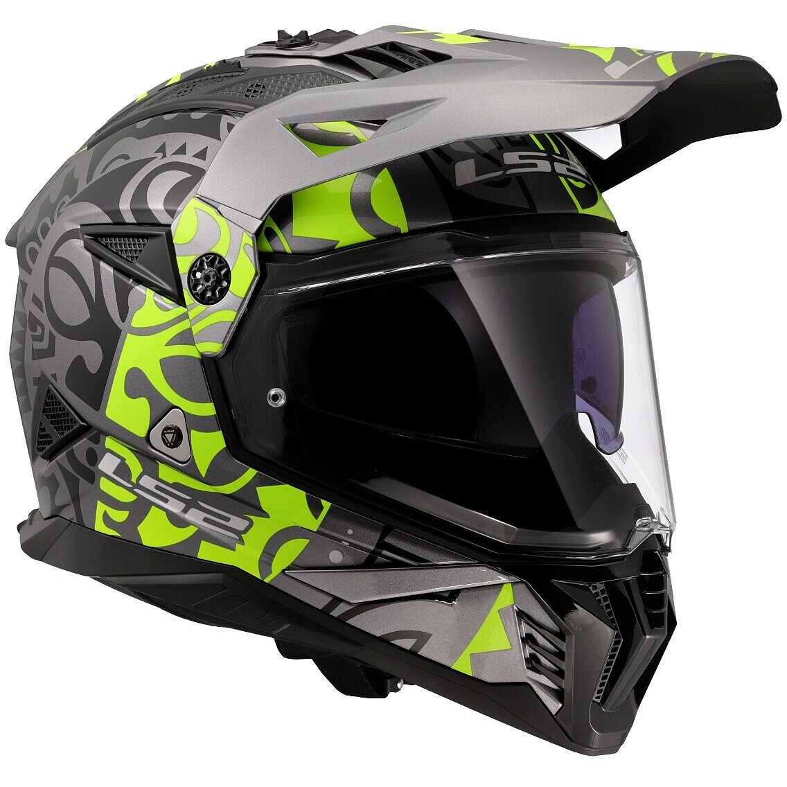 LS2 MX702 PIONEER 2 RANGI Off-Road Full Face Motorcycle Helmet ...